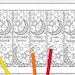 Ramadan Coloring Bookmarks With Moon and Stars and Islamic - Etsy