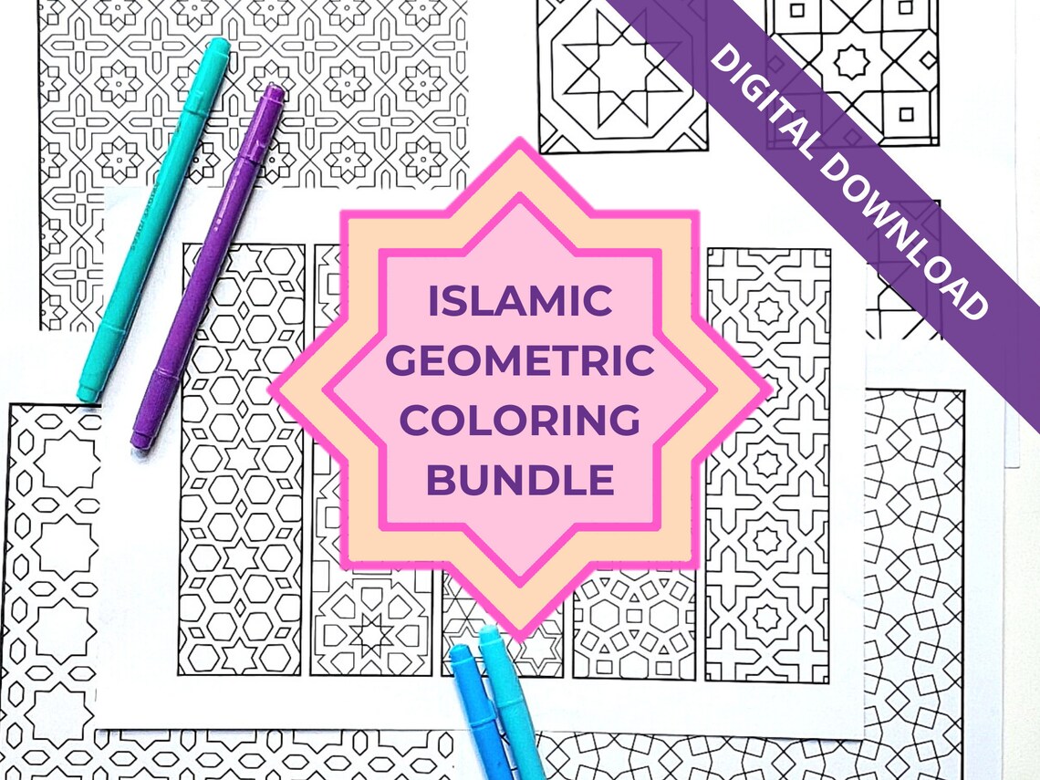 Islamic Coloring Pages Ramadan Coloring Sheets Islamic - Etsy