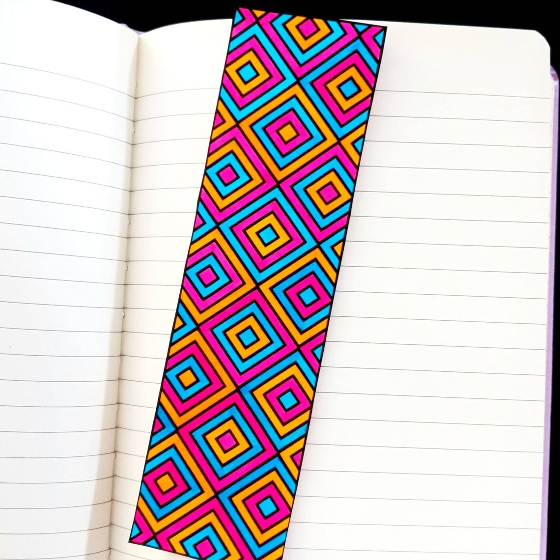 Coloring Bookmarks Geometric Patterns for Coloring Bold - Etsy