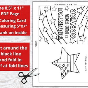 Veterans Day Thank You Card - Veterans Day Craft - Thank You for Your ...