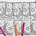Ramadan Coloring Bookmarks With Moon and Stars and Islamic - Etsy
