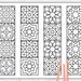 Mosaic Tile Patterns Coloring Bookmarks Geometric Coloring Printable ...