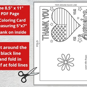 Veterans Day Thank You Card - Veterans Day Craft - Thank You for Your ...