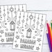 Ramadan Mubarak Coloring Cards: Lantern & Moon Crescents (PDF Digital ...