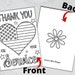 Veterans Day Coloring Card: Thank You Veteran - Kids Craft (PDF Instant ...