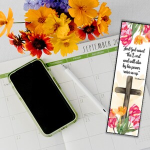 Easter Bookmarks - Religious Easter Gifts - Bible Verse Bookmarks ...
