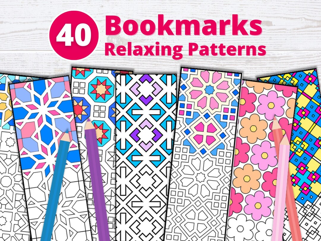 Coloring Bookmarks - Geometric Coloring Pages - Zen Coloring Pages ...