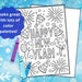 Coloring Card Happy New Year New Year Coloring Page New Year Greeting ...