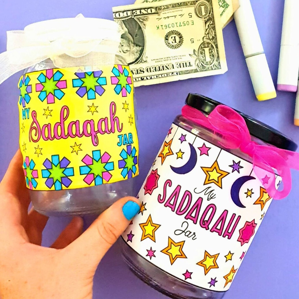 Sadaqah Jar Printable: Ramadan Kids Craft Activity (digital Download ...