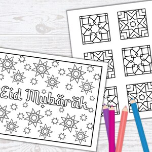 Eid Coloring Bundle - Eid Printables for Kids & Adults - Islamic ...
