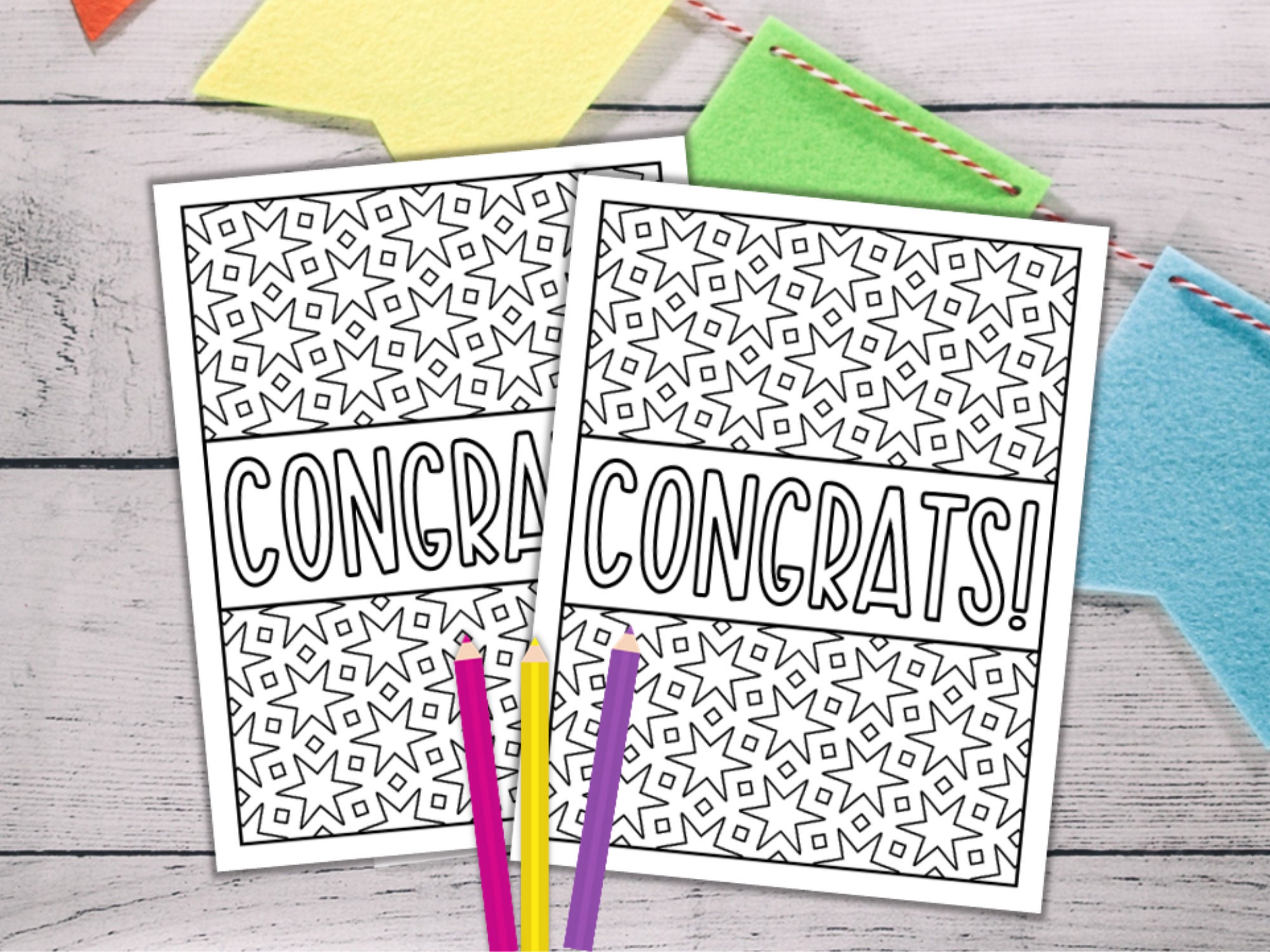 Congratulations Cards to Color Congrats Coloring Pages Congrats ...