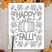4 Seasons Coloring Page Bundle - Hello Summer, Happy Fall, Hello Winter ...