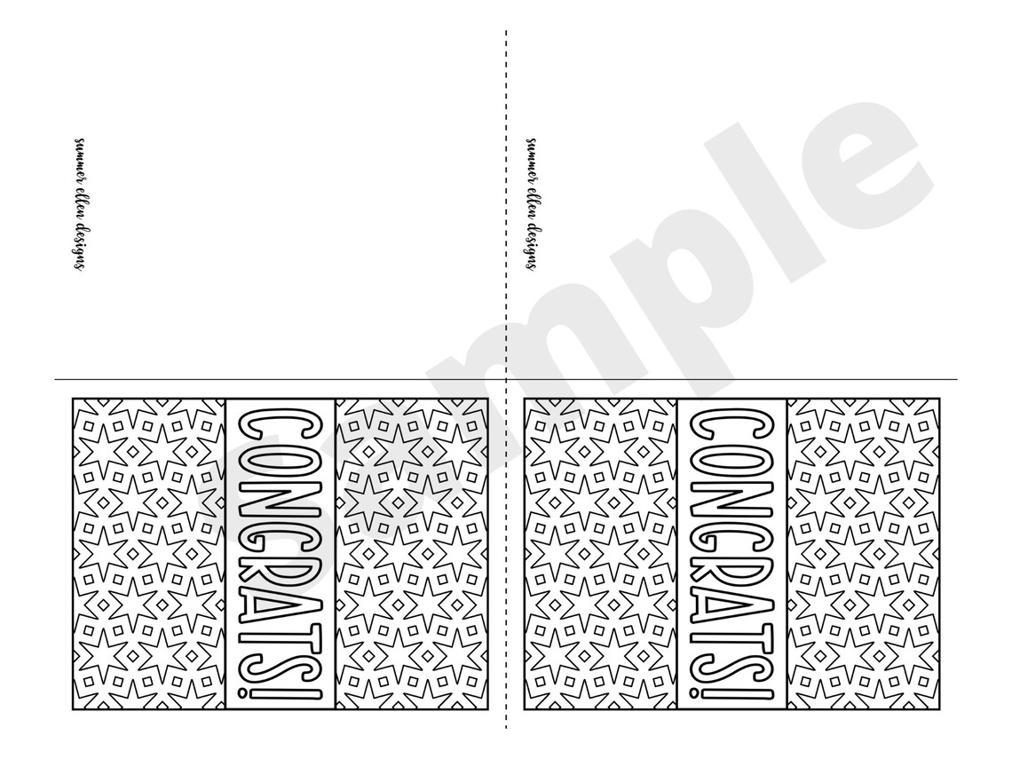 Congratulations Cards to Color Congrats Coloring Pages Congrats ...