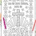He is Risen Coloring Page With Cross Christian Easter Printable ...