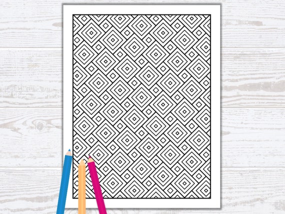 Basic Geometric Shapes Coloring Pages