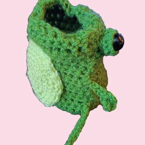 Small Crochet Frog Pouch/bag - Etsy