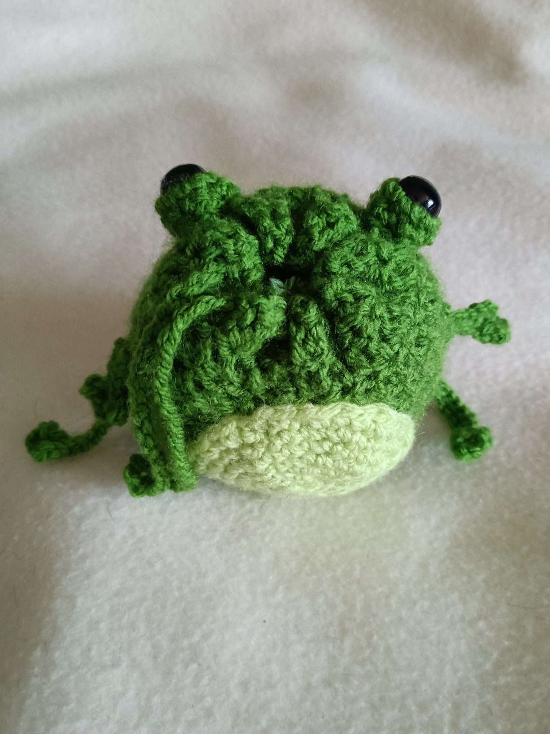 Small Crochet Frog Pouch/bag - Etsy