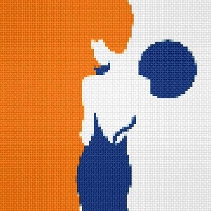 Woman Cross Stitch Pattern, Model Cross Stitch, Vintage Woman Cross ...