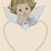 Angel Cross Stitch Pattern, Baby Angel and Heart Cross Stitch Pattern ...