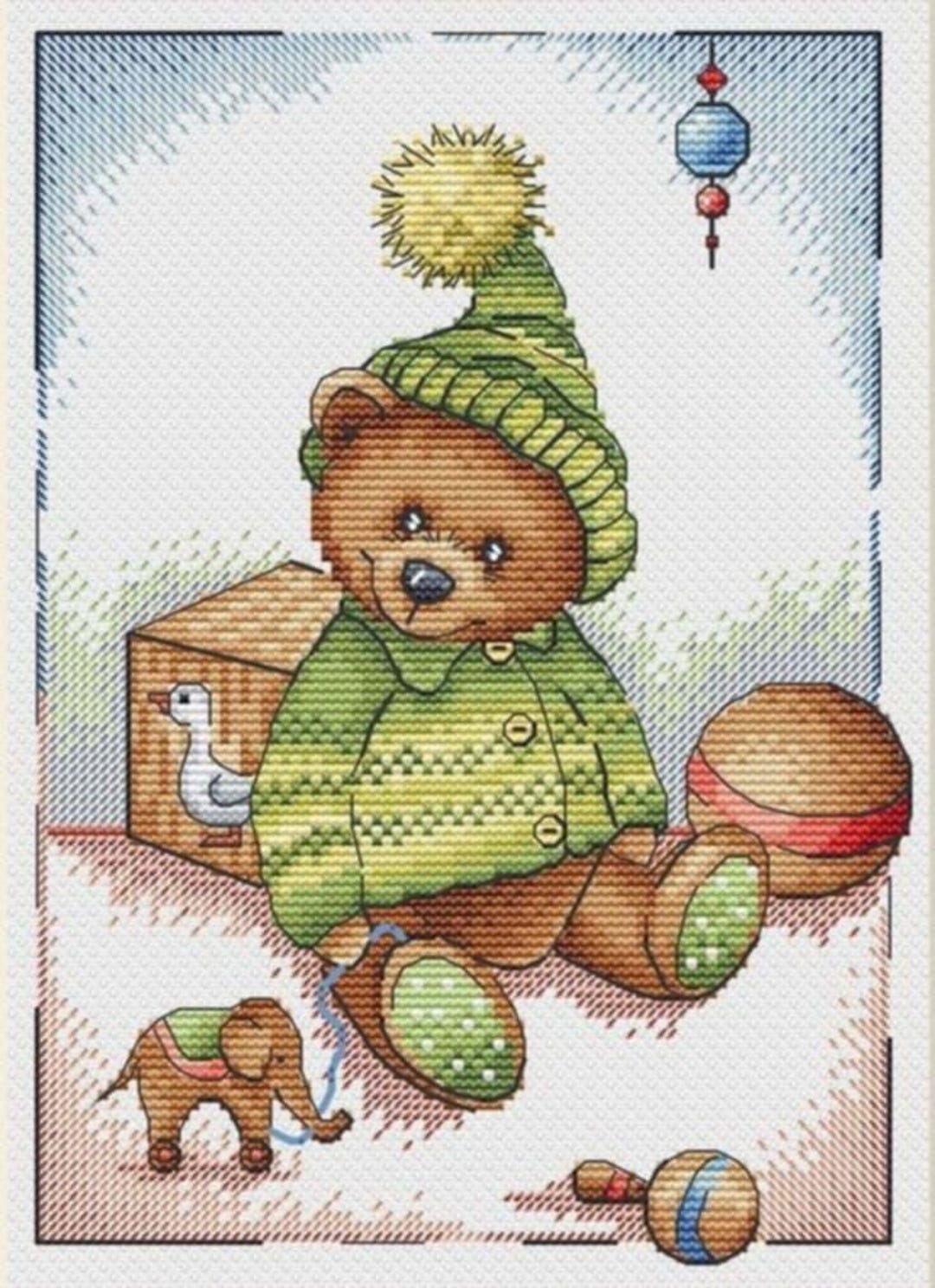 Teddy Bear Cross Stitch Pattern, Toys Cross Stitch Pattern - Etsy