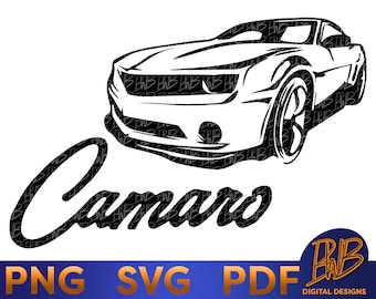 Camaro Svg | Etsy