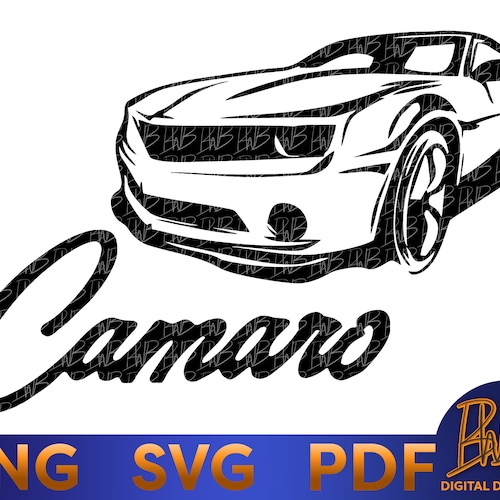 Chevrolet Camaro Svg Svg Cutting File Eps Dxf Pdf Png - Etsy UK