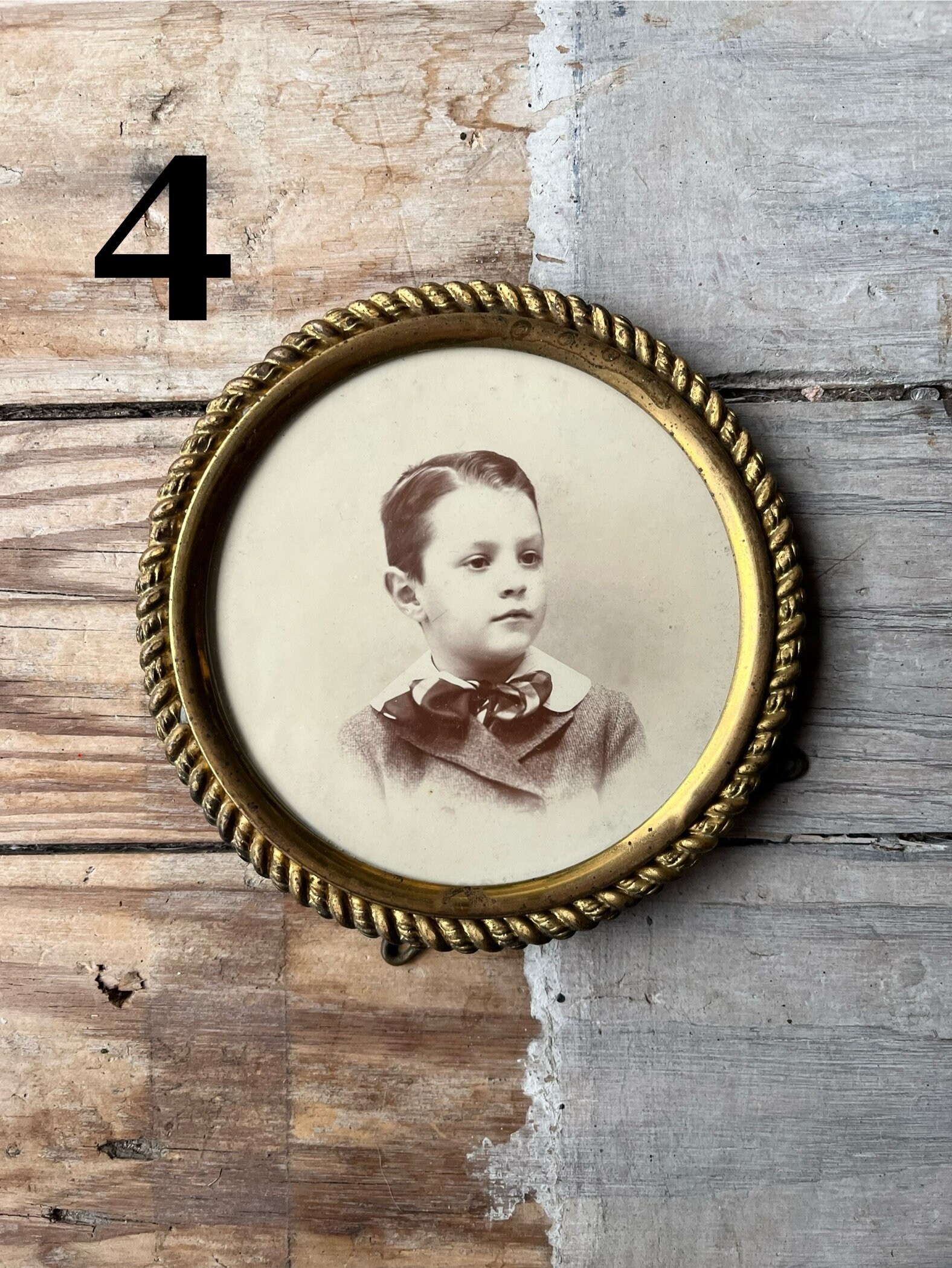 Victorian 1800s Civil War Era Gold Bronze Colored Photo Frames ...