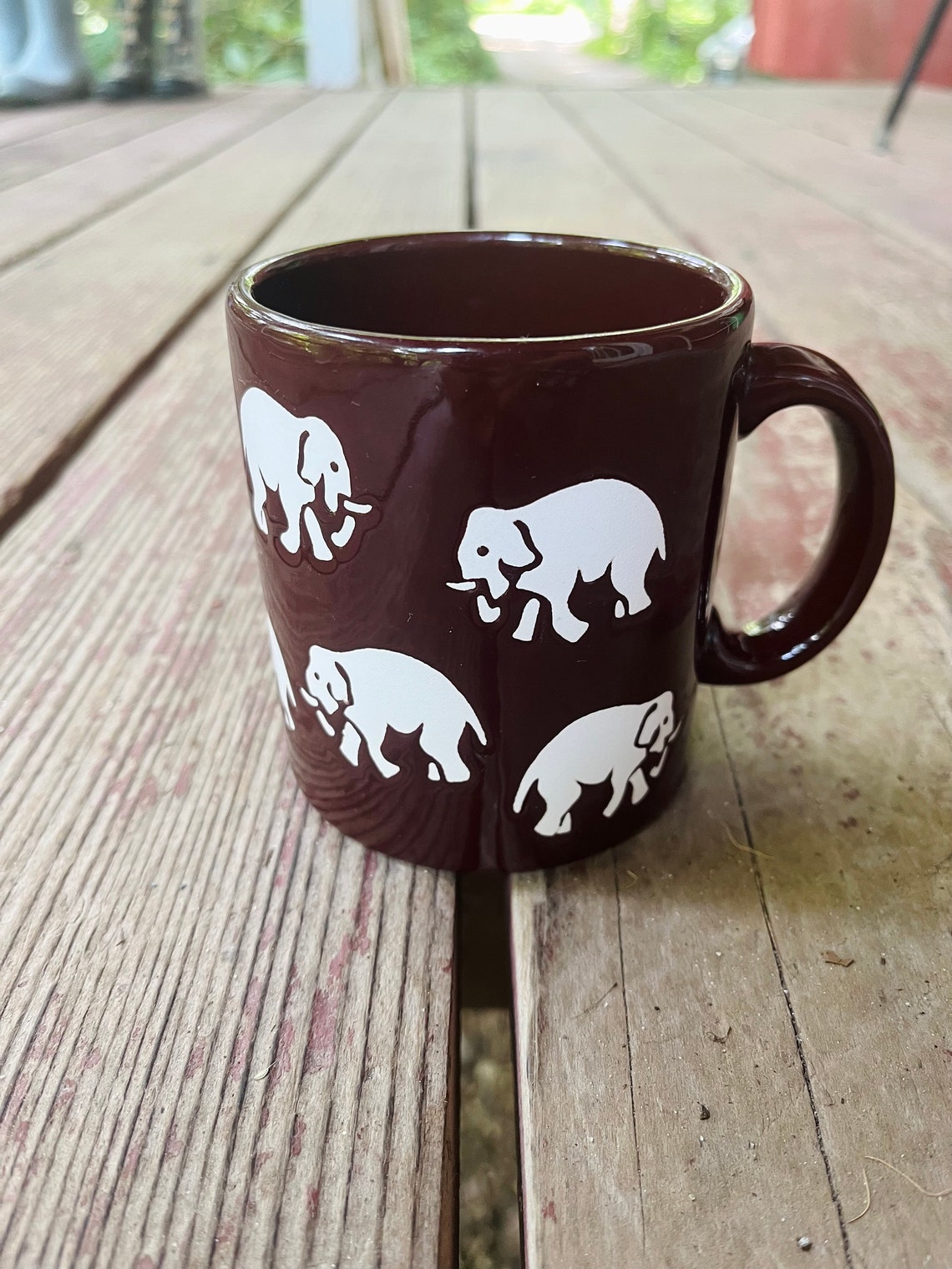 Steady Elephant Mug | Vintage German Elephant Ceramic Mug - Etsy