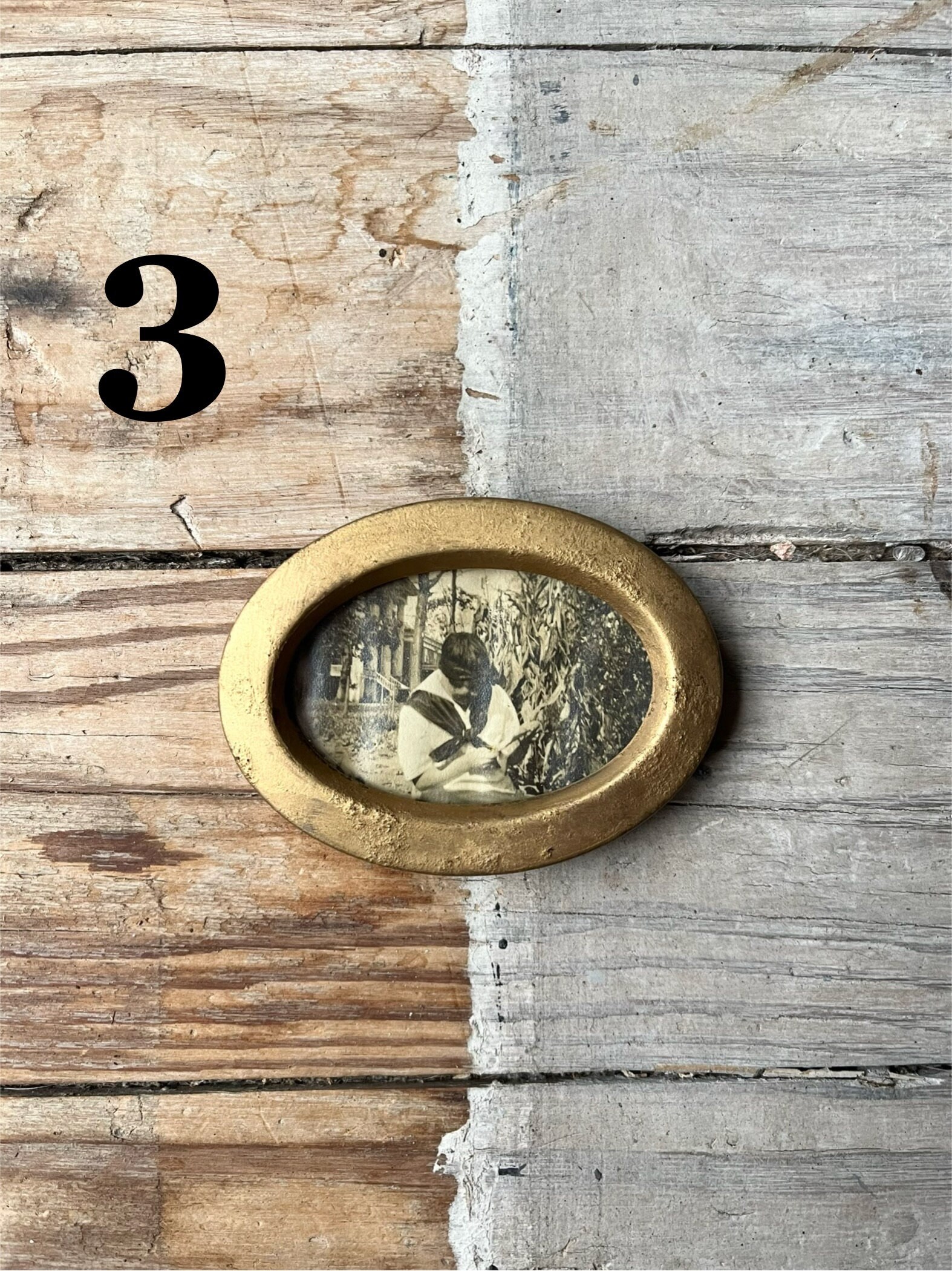 Victorian 1800s Civil War Era Gold Bronze Colored Photo Frames ...