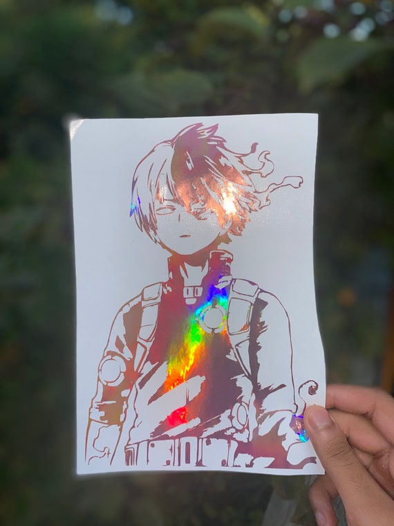 Stickers, Labels & Tags My Hero Academia Todoroki Holographic Stickers ...