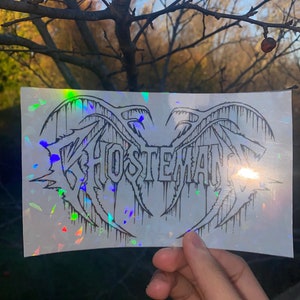 Ghostemane Holographic Sticker Limited Supplies - Etsy