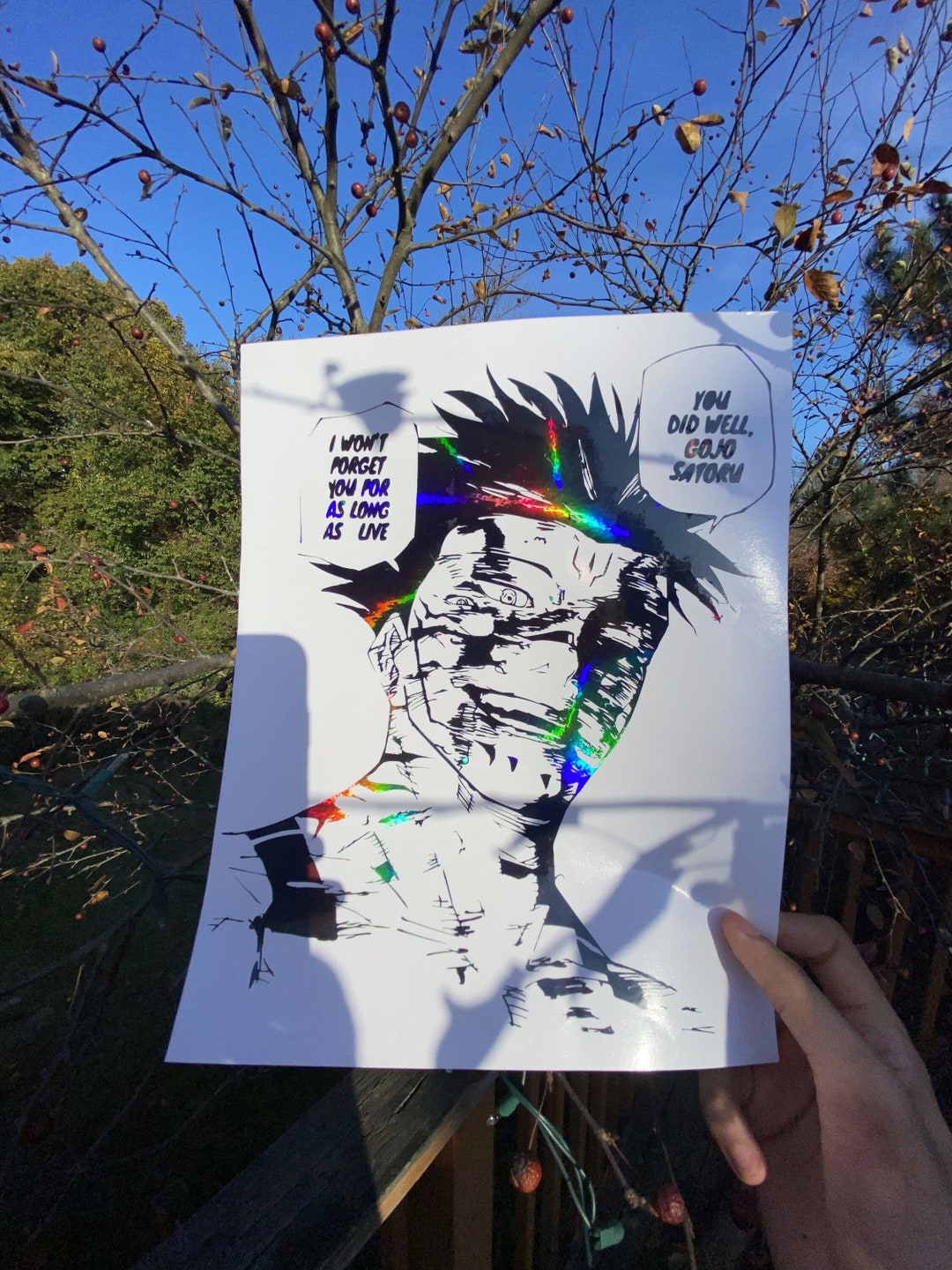 Anime JJK Vinyl Decal Limited Supplies - Etsy