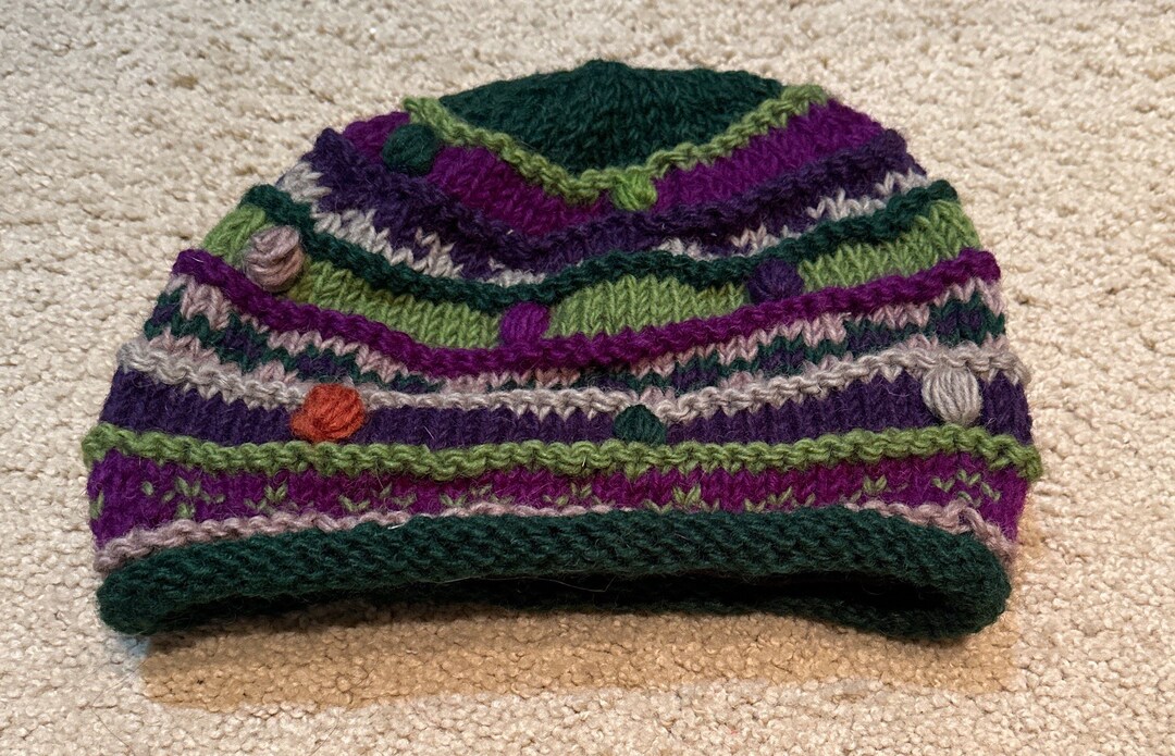 FAIRE TRADE: Beautiful Winter Hats With Stripes and Babbles. Fleece ...