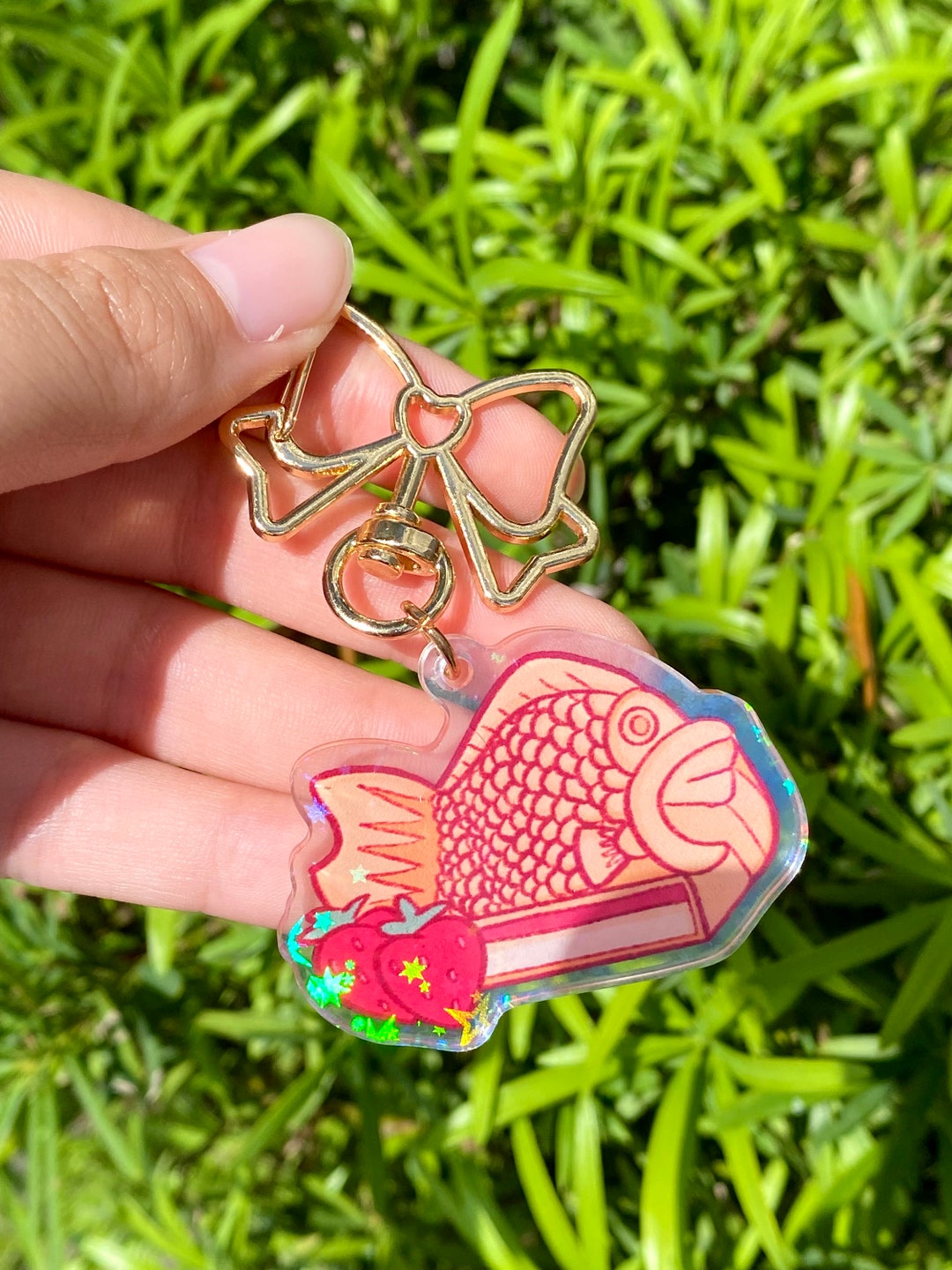 Taiyaki Acrylic Keychain//2 In//cute Acrylic - Etsy