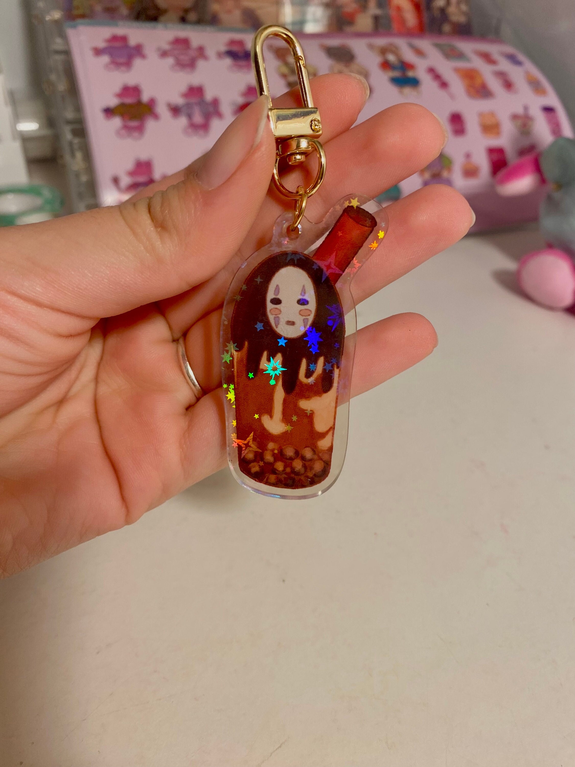 No Face Bubble Tea Studio Ghibli Keychain/spirited Away/anime Food ...