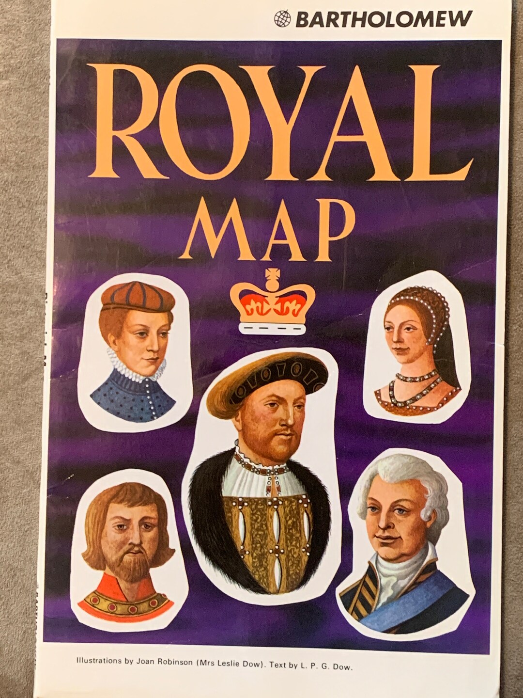 Pictorial Map of Kings and Queens - Etsy