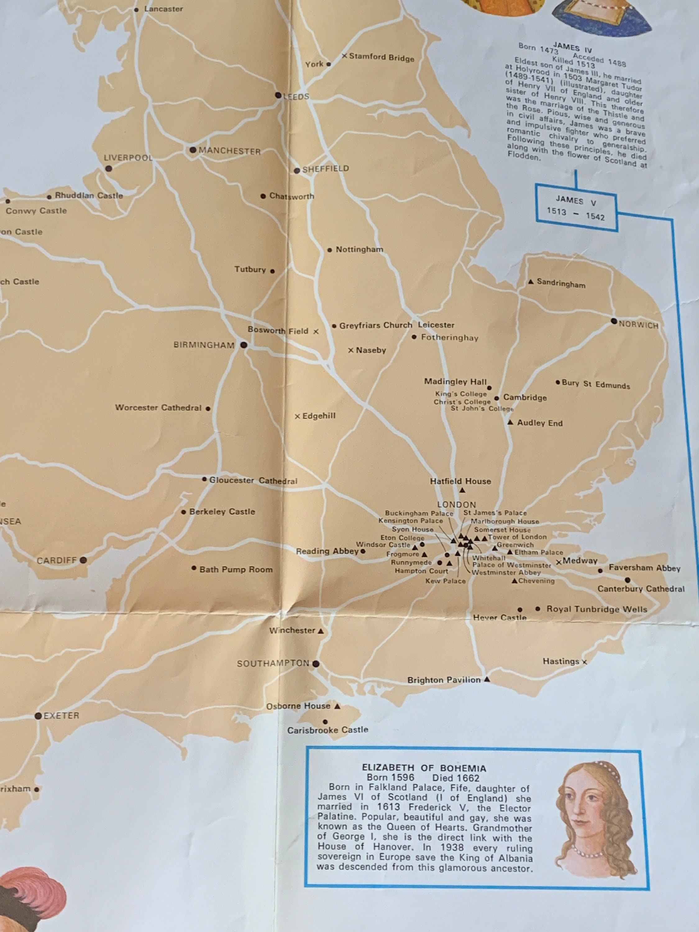 Pictorial Map of Kings and Queens - Etsy