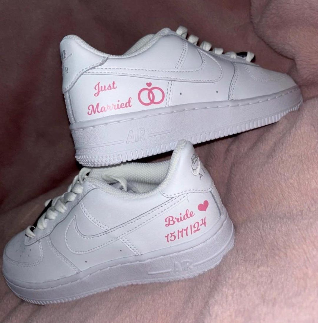 Custom Wedding Shoes Decal Name and Date Wedding Sticker Wedding Decal ...