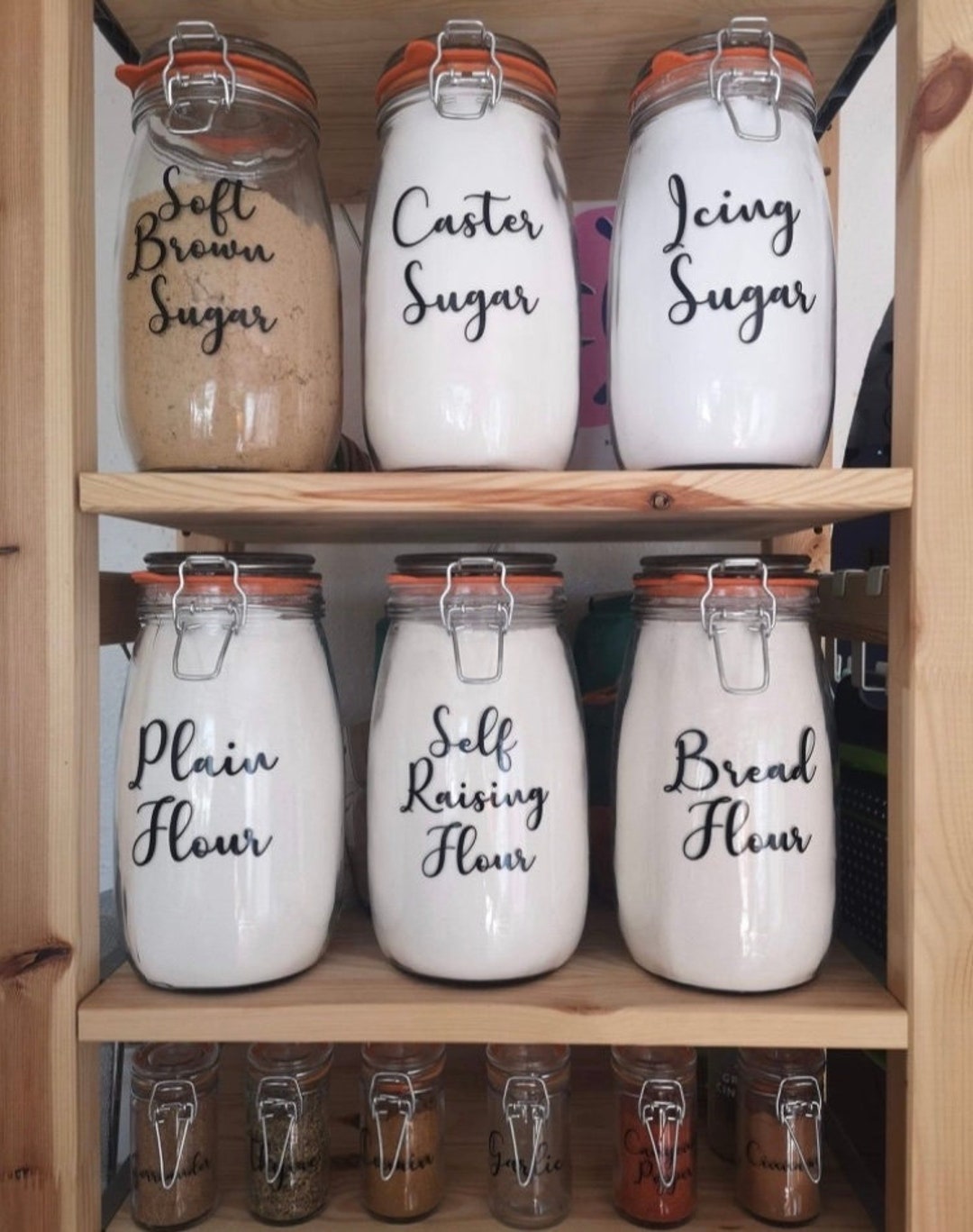 Custom Vinyl Storage Labels Mrs Hinch Style Personalized - Etsy