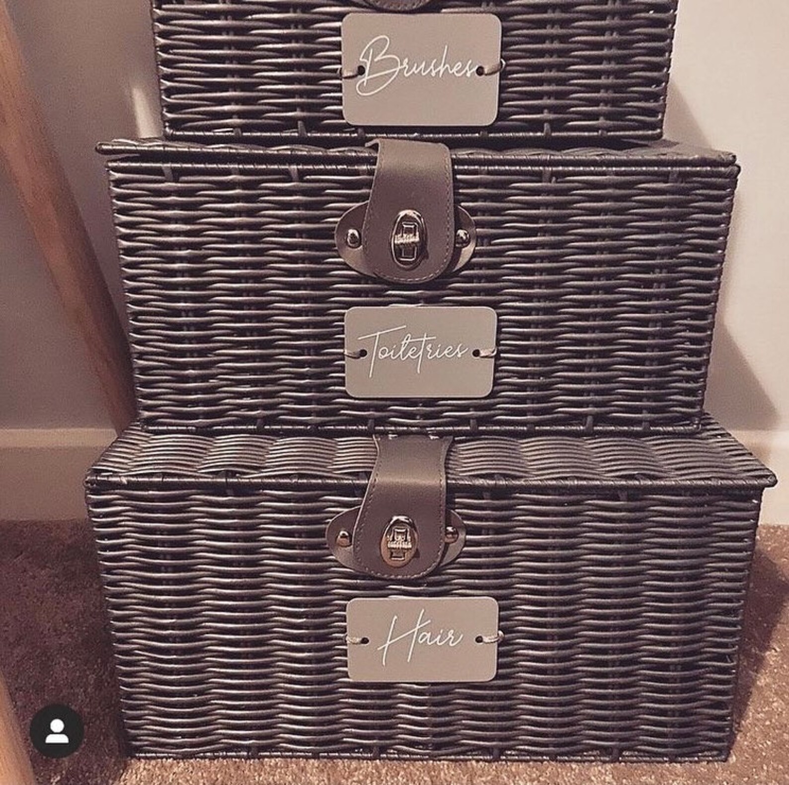 2 Hole Loop Basket Tags Hole Basket Tags Box Tag Labels | Etsy UK