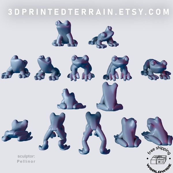 3d Printed Tree Frog - Etsy