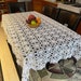 85x50 Inches Tablecloth Handmade Thin 100% Cotton Family Dinner ...