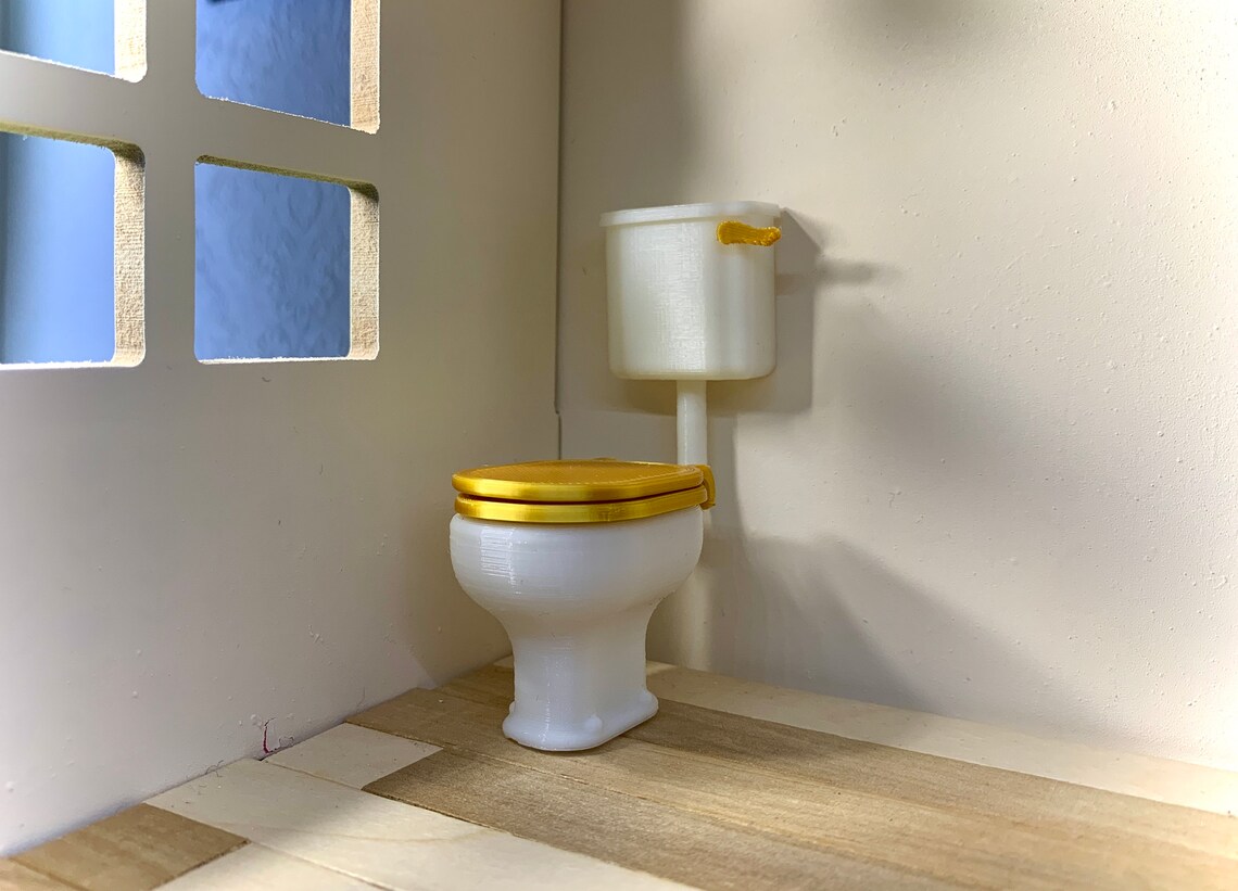 Luxurious Retro Bathroom Collection 1/12 Scale Miniature Bath | Etsy