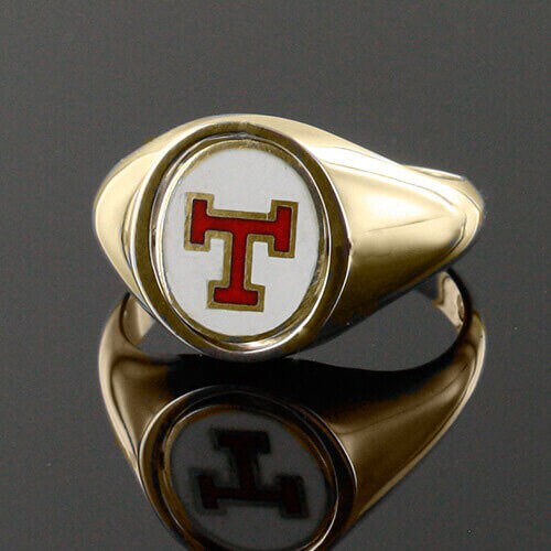 Reversible 9ct Gold Triple Tau Masonic Ring - Etsy