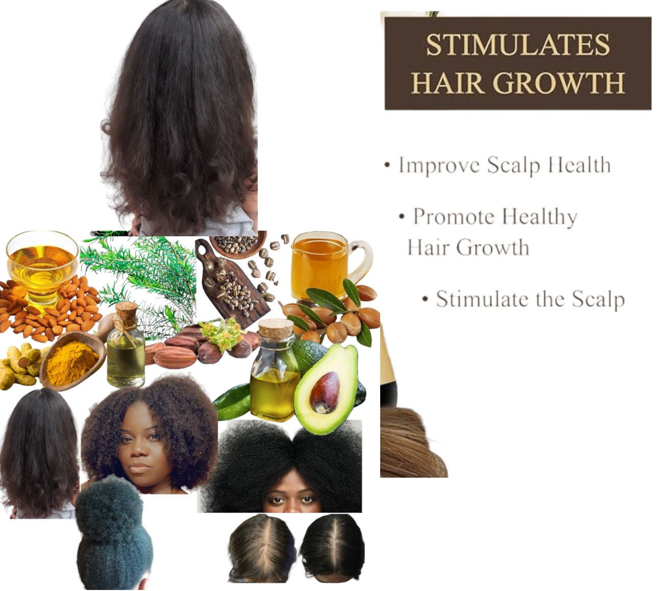 Organic Hair Solution-hair Growth Pomade - Stops Itchy, Dry Scalp ...
