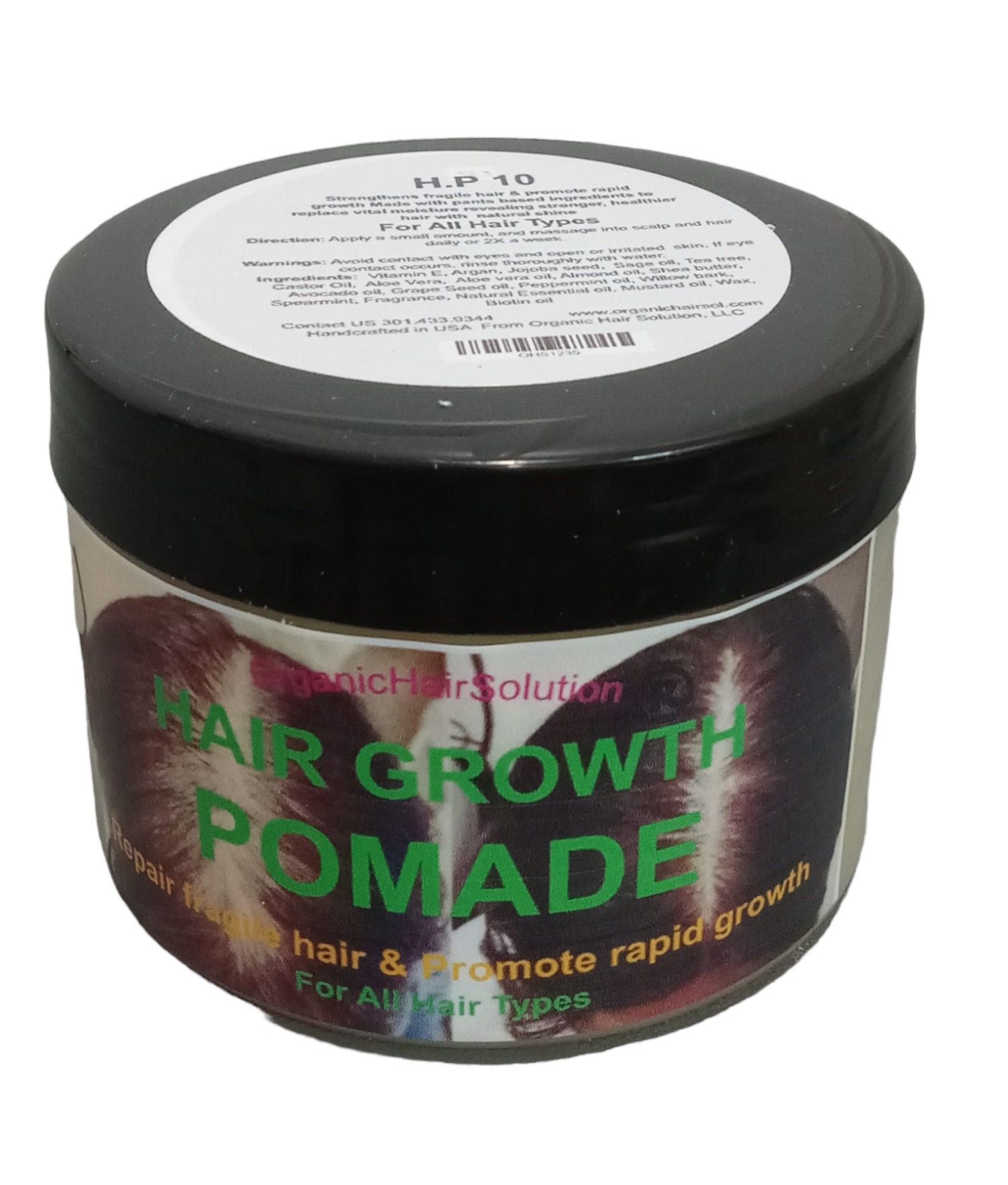 Organic Hair Solution-hair Growth Pomade - Stops Itchy, Dry Scalp ...