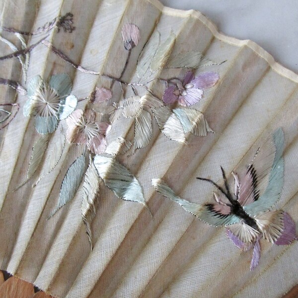 Hand Fan Embroidery - Etsy