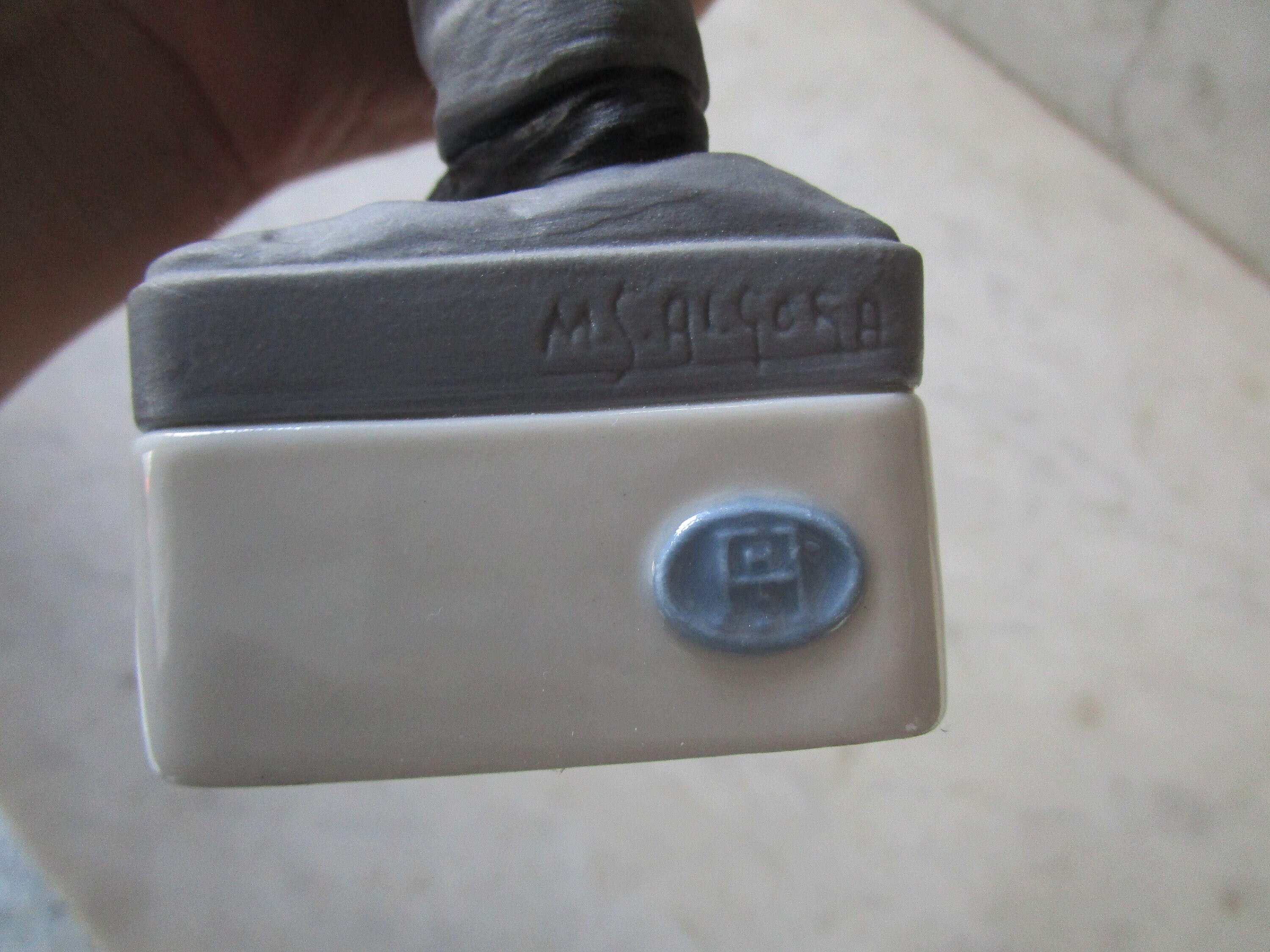 Figure of Mario Moreno, the Cantinflas. Algora Porcelain. - Etsy