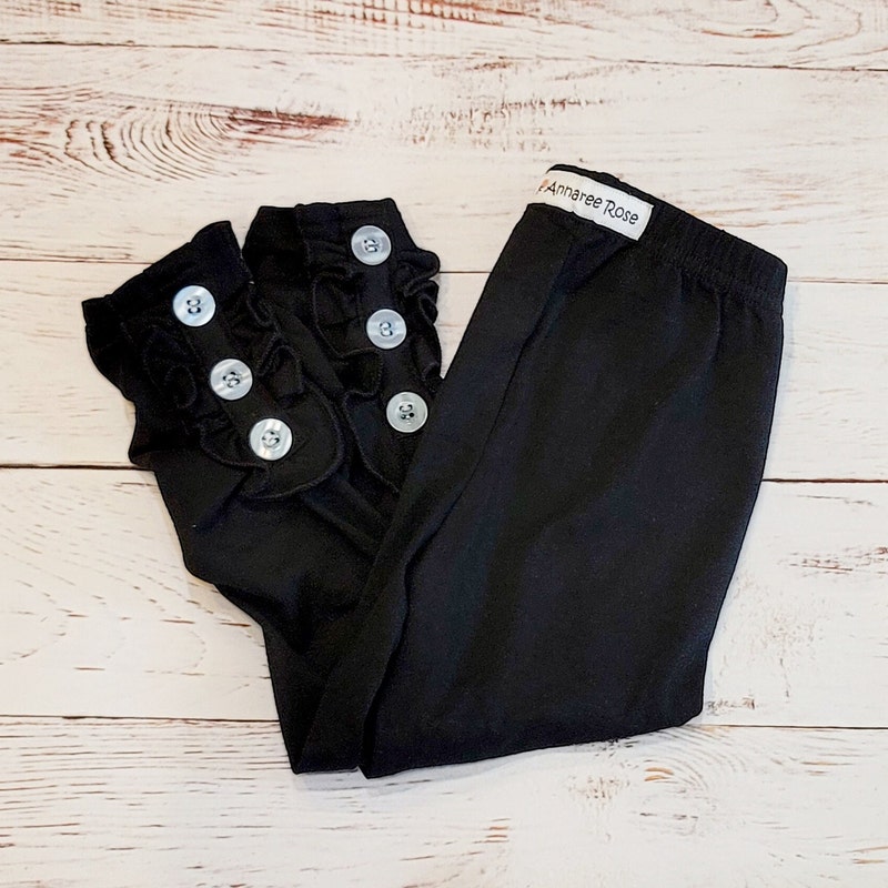 Ruffle Leggings - Etsy