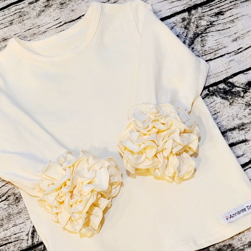 Girls Ruffle Shirt - Etsy